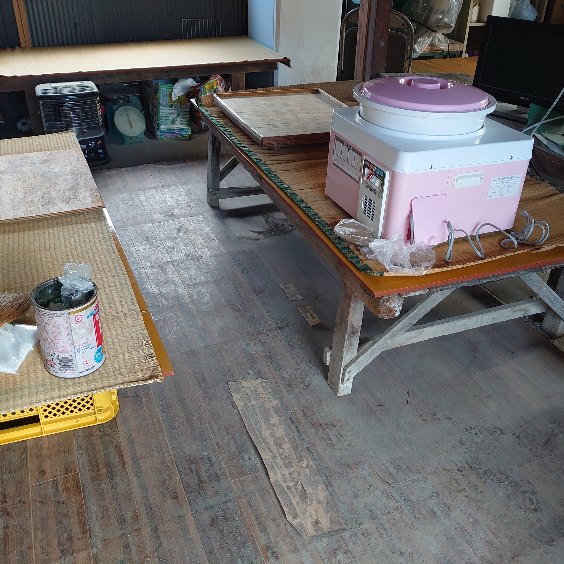 餅つき準備: きままな時間